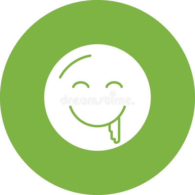 Drooling Face Icon Vector Image. Stock Vector - Illustration of ...