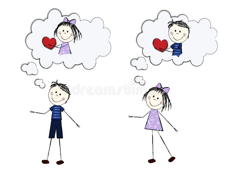 Droom over u vector illustratie. Illustration of groet - 21604496