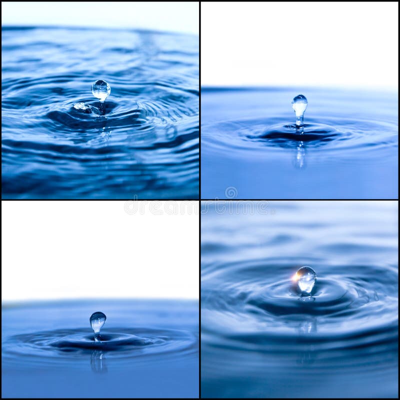 Drop stock photo. Image of blue, close, closeup, macro - 29139712