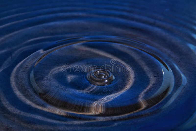 A drop above water surface stock image. Image of drip - 213359783