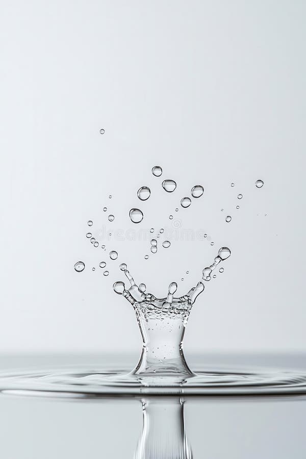 A Drop of Acid Causing a Metal Surface To Fizz, Capturing the Chemical ...