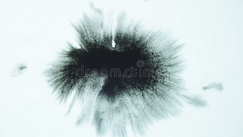 Ink Drop Spatter Stain Paper Texture Blue White Stock Video - Video of ...