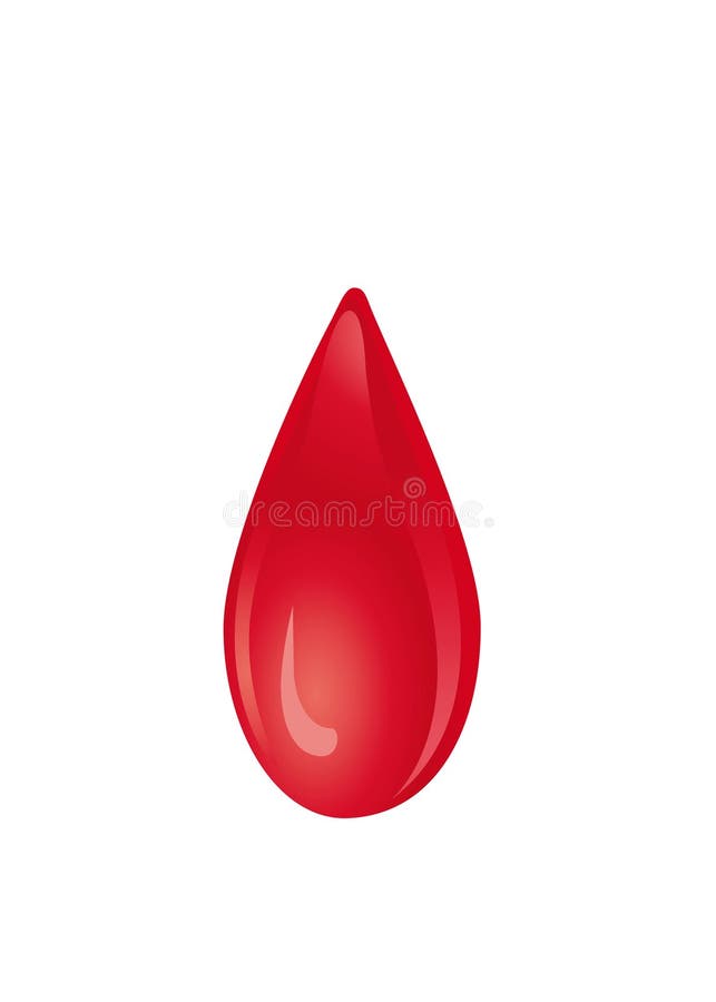 Drop of blood stock vector. Illustration of design, bank - 30938043