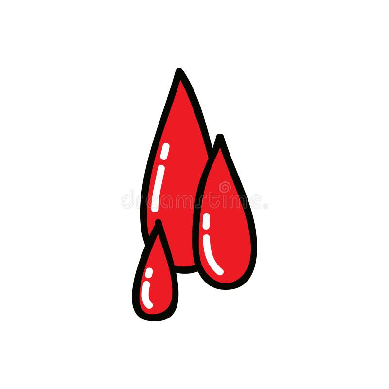 Blood Bag Doodle Vector Icon. Drawing Sketch Illustration Hand Drawn ...