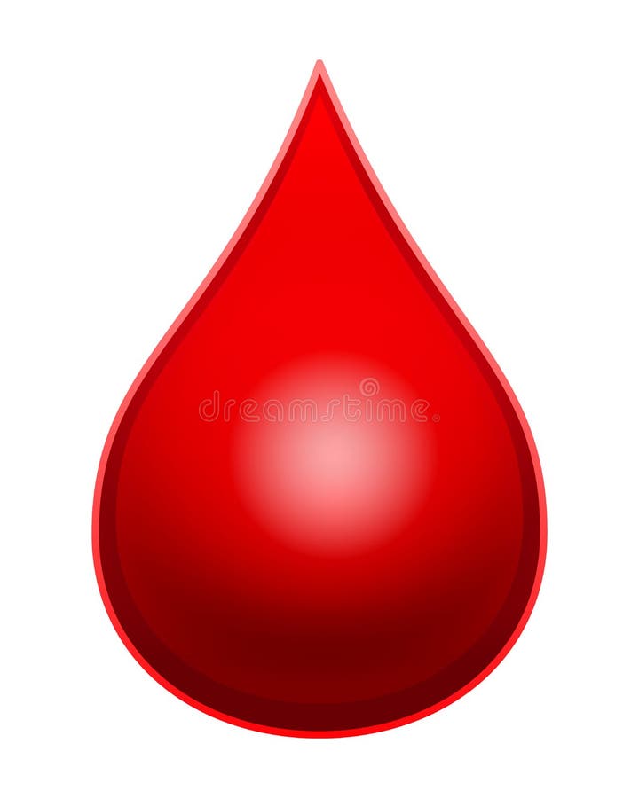 Drop of blood stock vector. Illustration of droplet - 261807363
