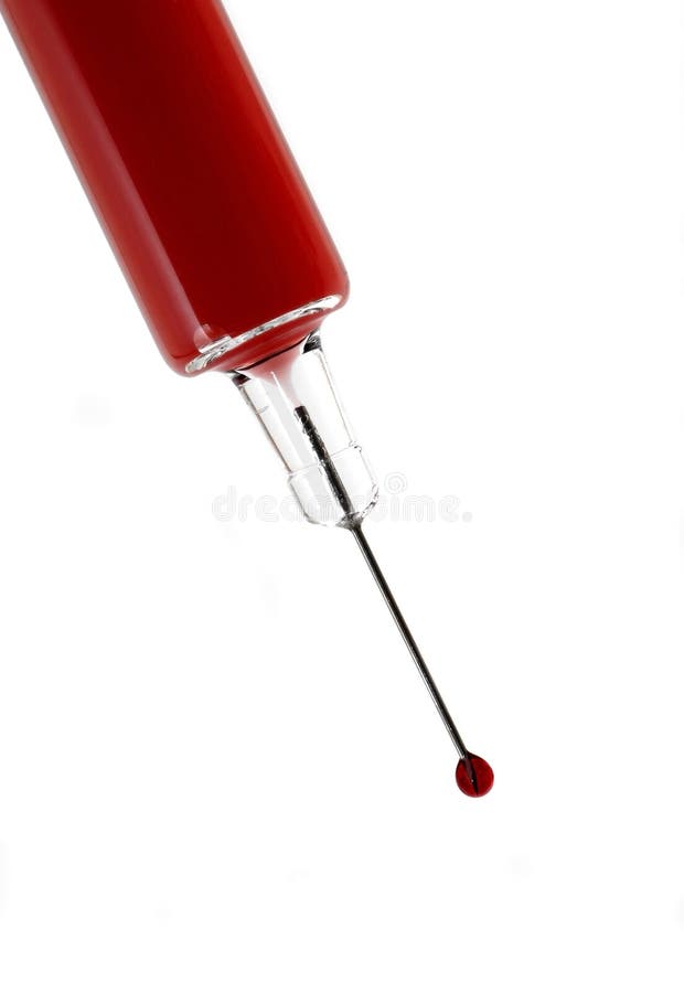 Drop of Blood on Microscope Slide - Macro Stock Photo - Image of blood ...
