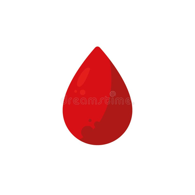 Drop of Blood - Vector Icon Stock Vector - Illustration of drop, health ...