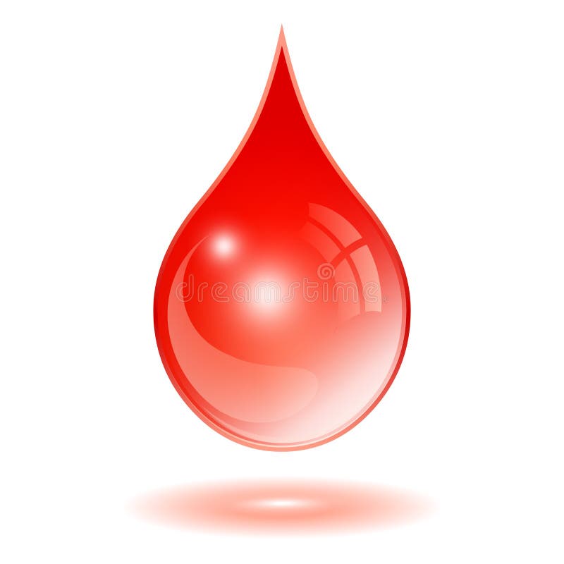 Drop of blood stock vector. Illustration of medical, spot - 54573916