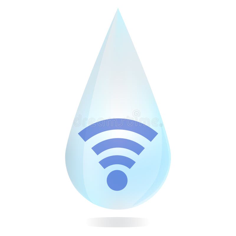 Drop stock vector. Illustration of symbol, internet, computer - 41025817