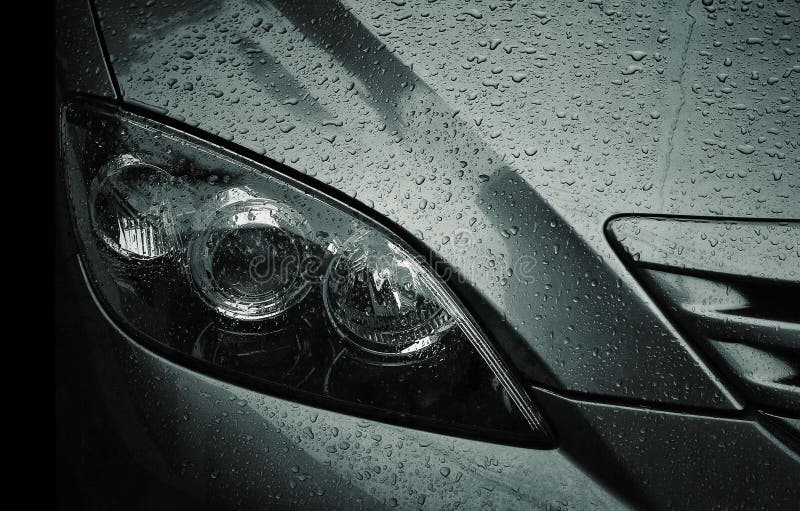 Drop on car stock image. Image of climate, water, drop - 28928715