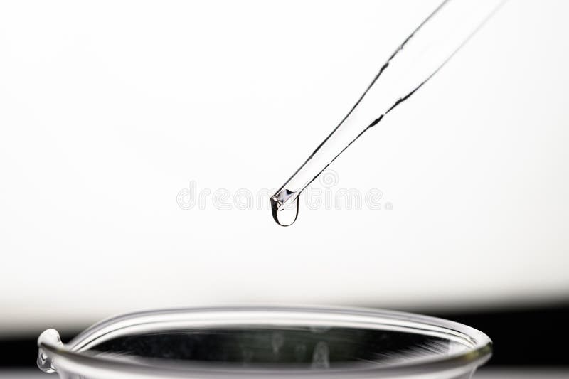 Drop the Chemical into the Beaker Stock Image - Image of medical ...