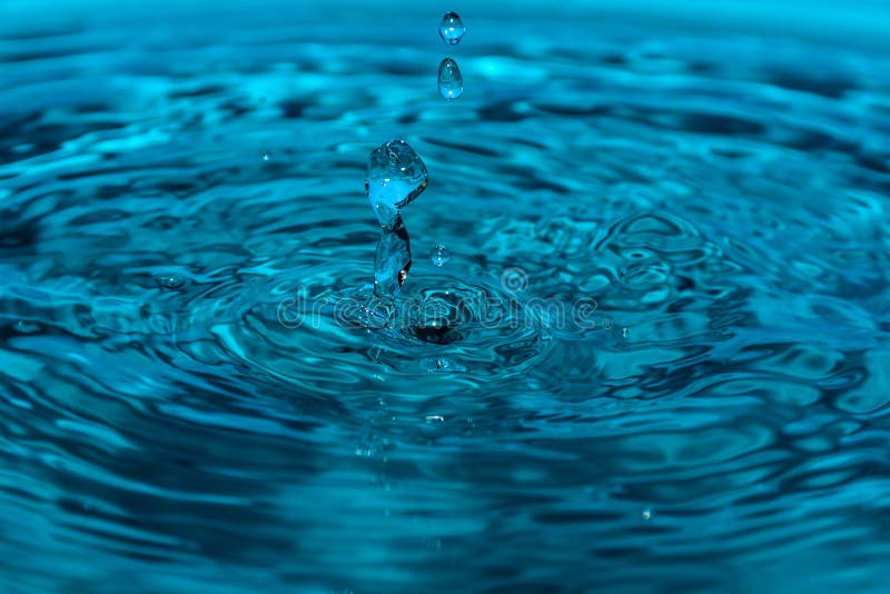 Drop of clean water stock image. Image of bubble, liquid - 110025005