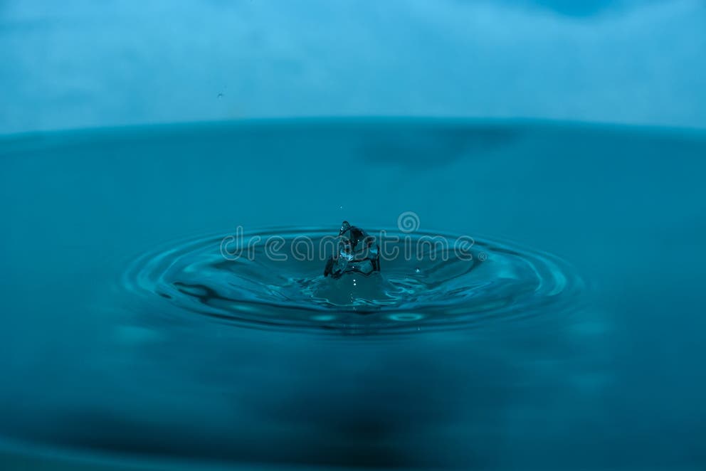 Drop of clean water stock photo. Image of flowing, environment - 110332590