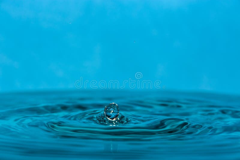 Drop of clean water stock photo. Image of hygiene, aqua - 110024562