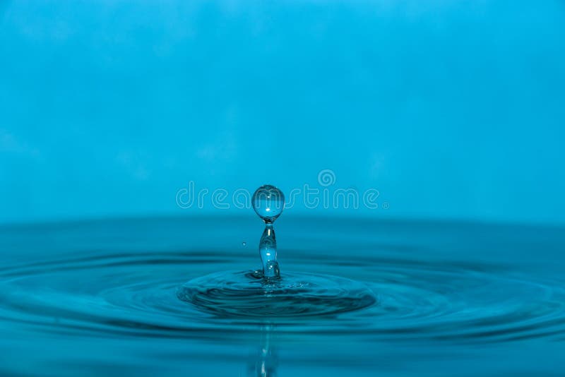 Drop of clean water stock image. Image of color, environment - 110332683