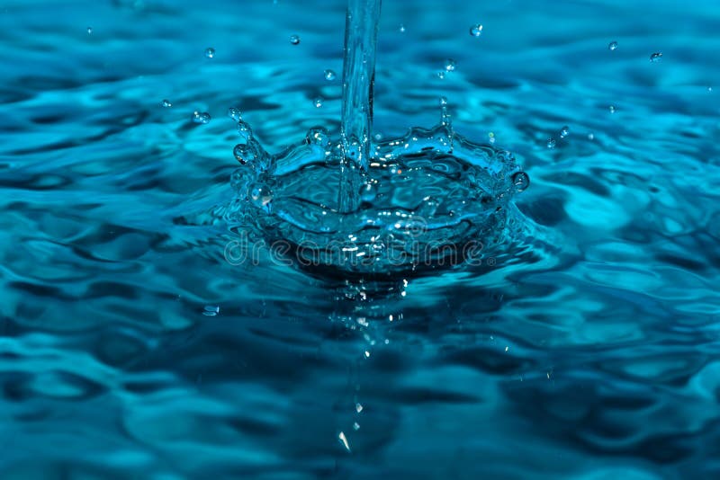 Drop of clean water stock image. Image of flowing, fresh - 110333285