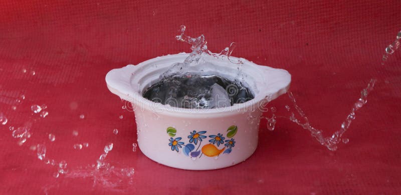 Drop of cold water splash stock photo. Image of clean - 179094112