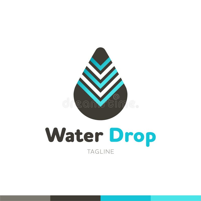 Drop. Cool Vector Icon or Logo Template Stock Illustration ...
