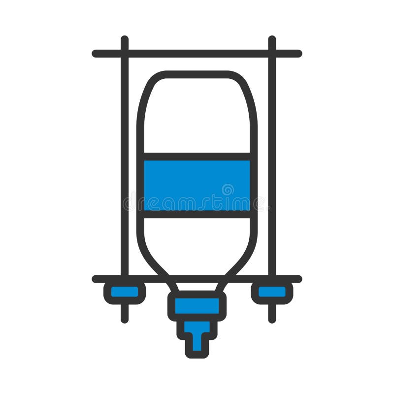 Drop Counter Icon stock vector. Illustration of drop - 255667463