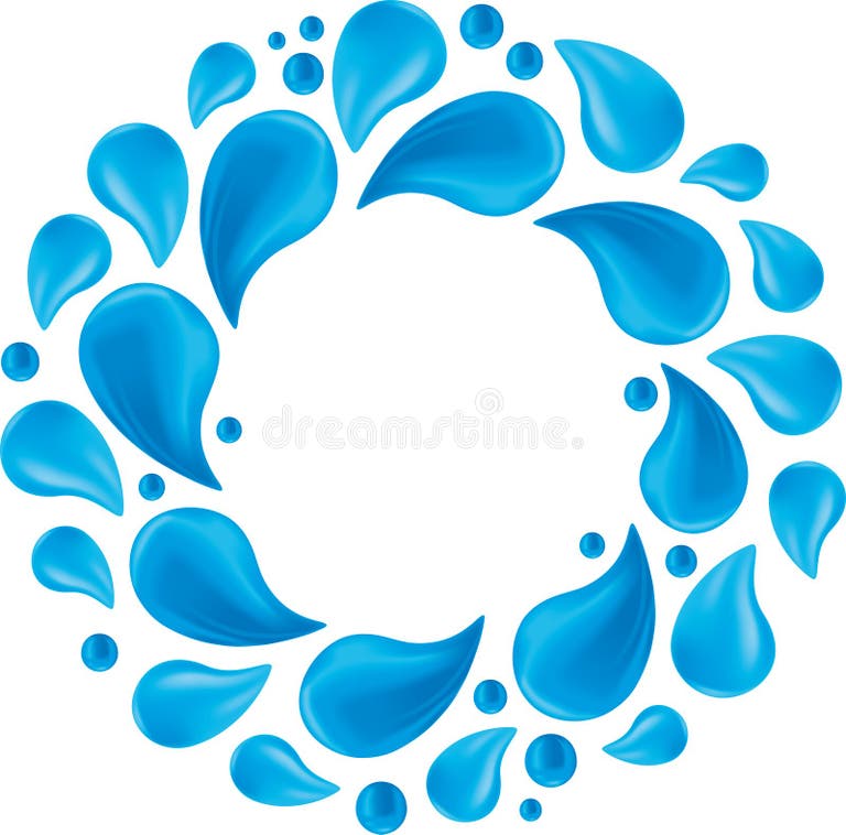 Drop cycle stock vector. Illustration of design, water - 28032084