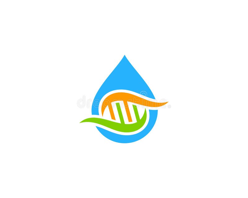 Drop Dna Logo Icon Design stock vector. Illustration of freshness ...