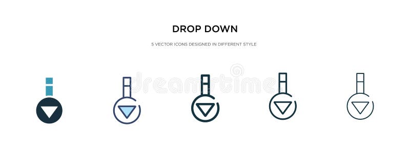 Drop Down List Arrow Stock Illustrations – 661 Drop Down List Arrow ...
