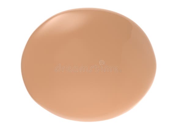 Drop of foundation stock image. Image of products, base - 83121919