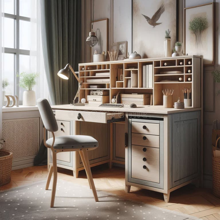 138 72. Drop-front Desk - a Desk with a Hinged Front Panel Tha Stock ...