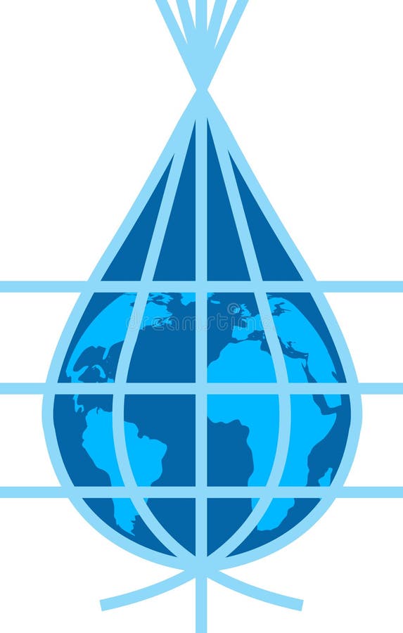 World Drop stock vector. Illustration of green, nature - 7948334