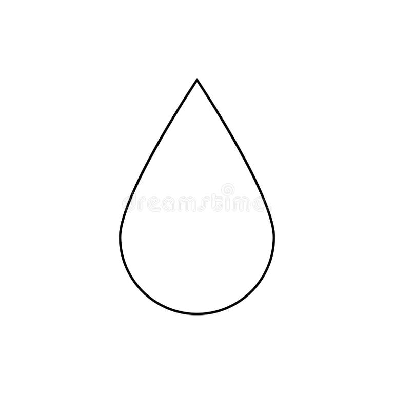 A Drop Icon. Element of Web for Mobile Concept and Web Apps Icon Stock ...