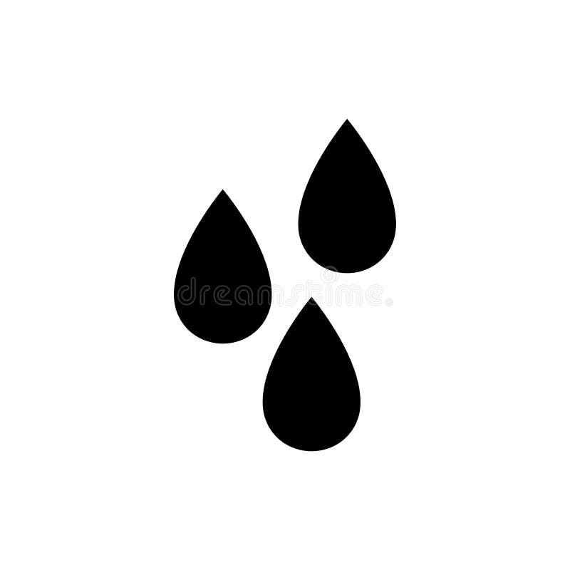 Drop Icon. One of Set Web Icons Stock Vector - Illustration of ...