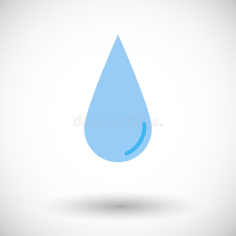 Drop icon. stock vector. Illustration of painting, sphere - 89291399