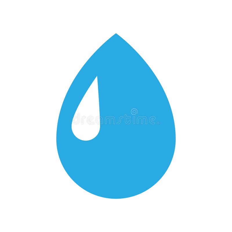 Drop Icon Symbol Simple Design Stock Illustration - Illustration of ...