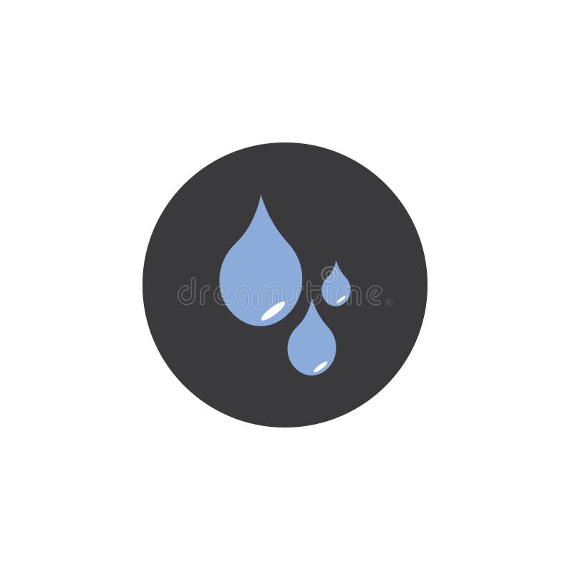Drop icon vec stock illustration. Illustration of blob - 95398046