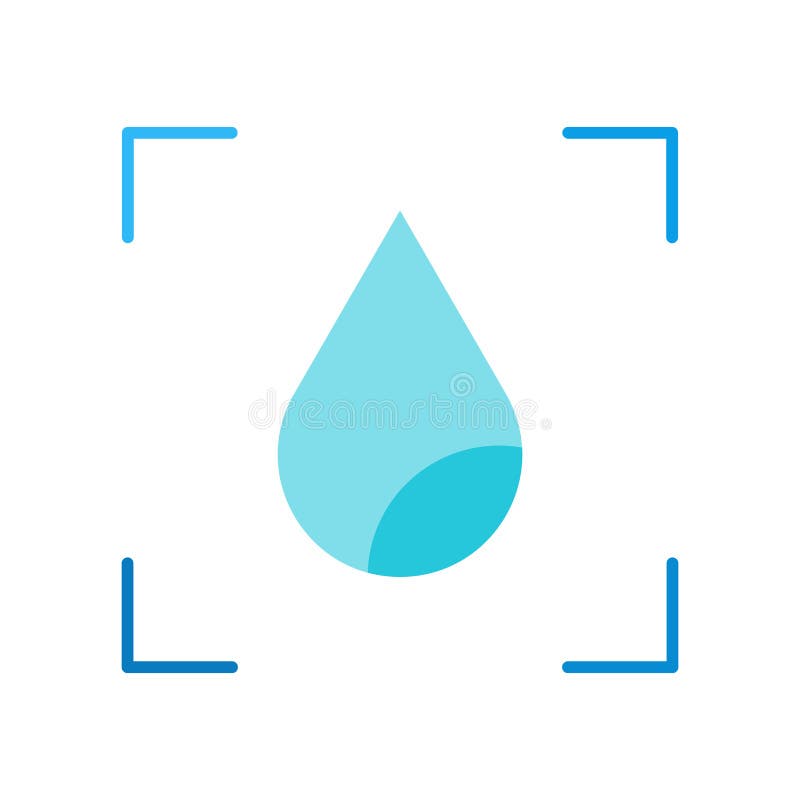 Drop Icon Vector Sign and Symbol Isolated on White Background, Drop ...