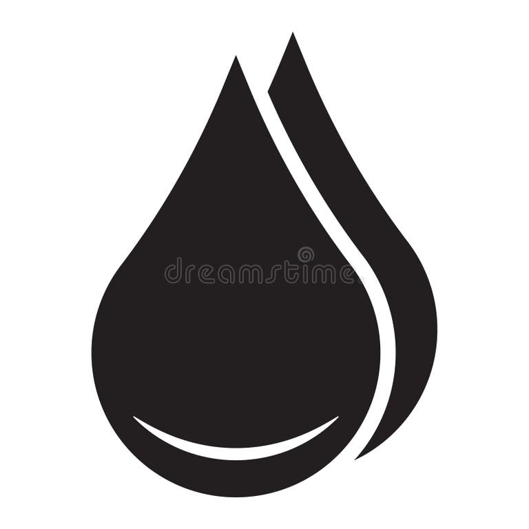 Drop Icon. Water Drop Icon. Oil Drop Icon Stock Vector - Illustration ...