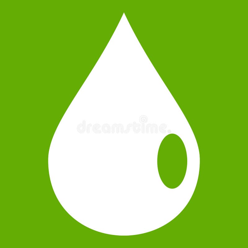 Drop icon green stock vector. Illustration of logo, drop - 98923374