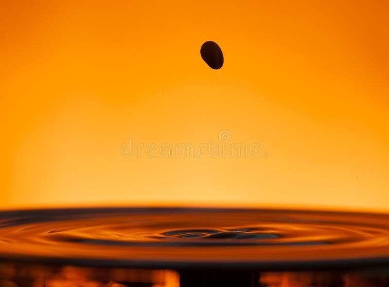 Drop of ink falling stock photo. Image of rounded, drop - 93726354