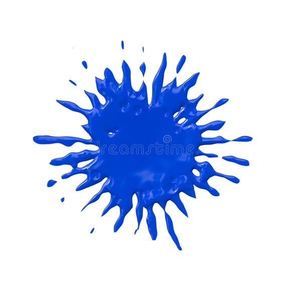 A Drop of Liquid Spread Over the Surface. Abstract Spatter Stock ...