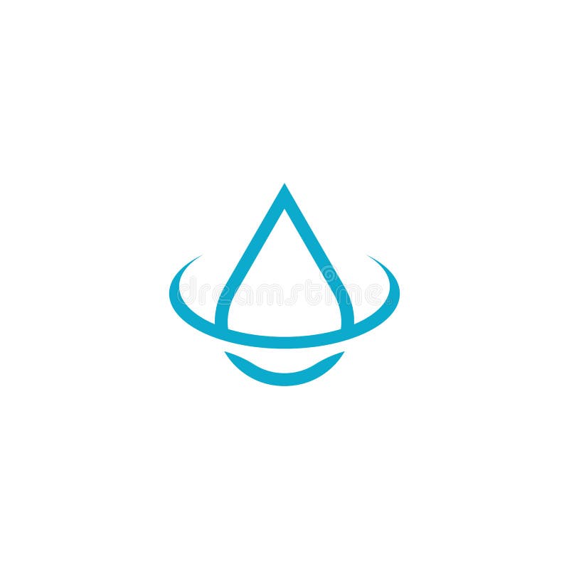 Drop logo template vector stock illustration. Illustration of drop ...