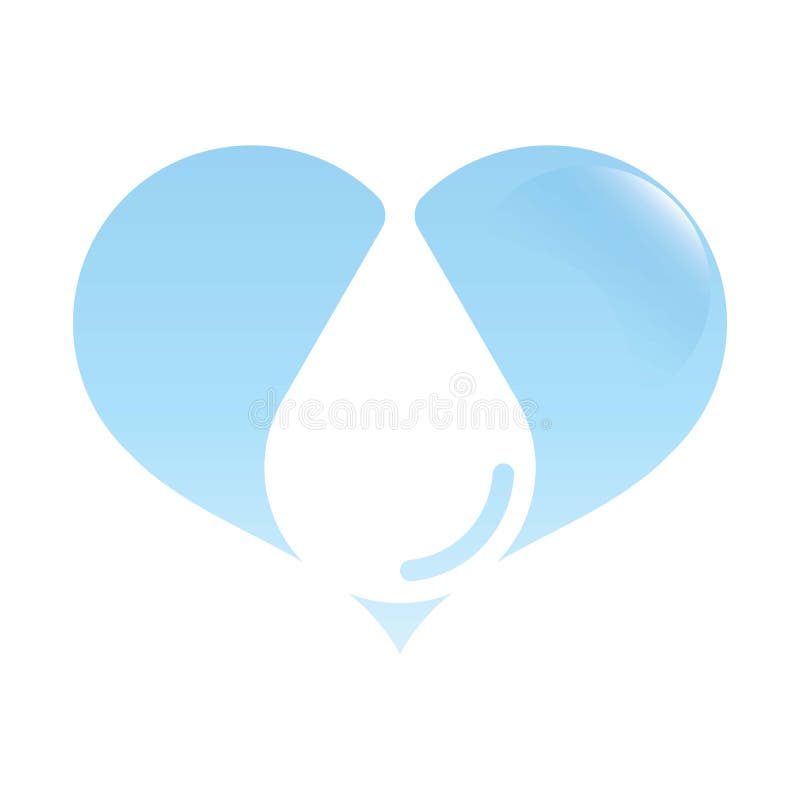 Drop logo template vector stock vector. Illustration of blue - 223561237