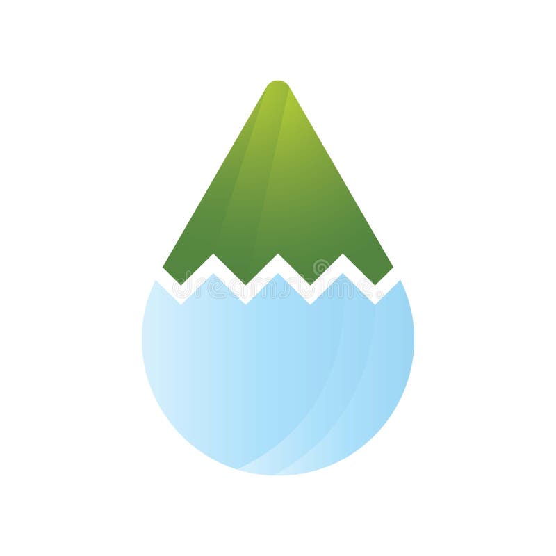 Drop logo vector icon stock vector. Illustration of liquid - 223560232