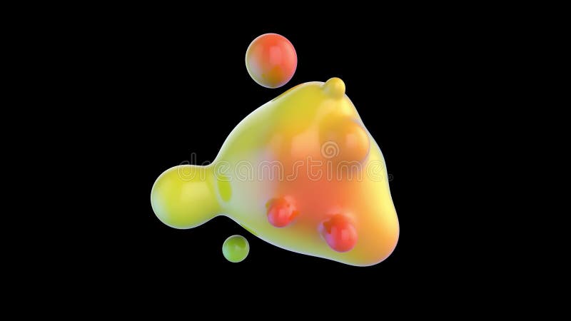 A Drop of Multi-colored Metabol. Stock Footage - Video of colored, cell ...