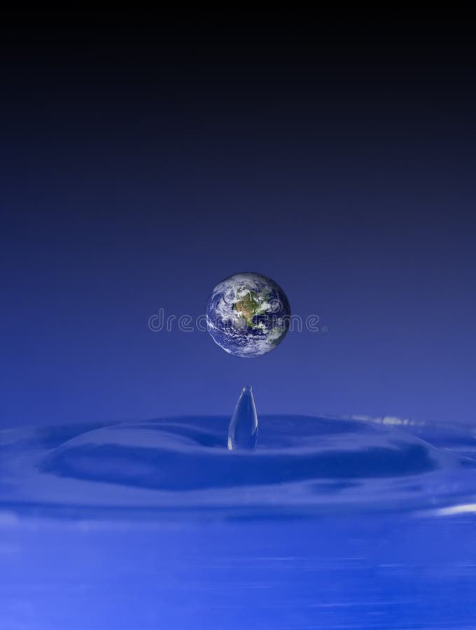 A Drop in the Ocean stock image. Image of nature, warming - 2279109