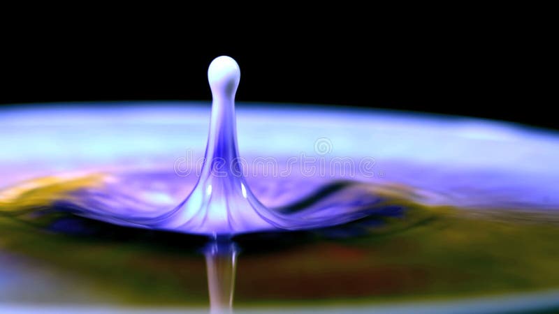 Red Paint Falling Down on Wall Stock Video - Video of craft, falling ...