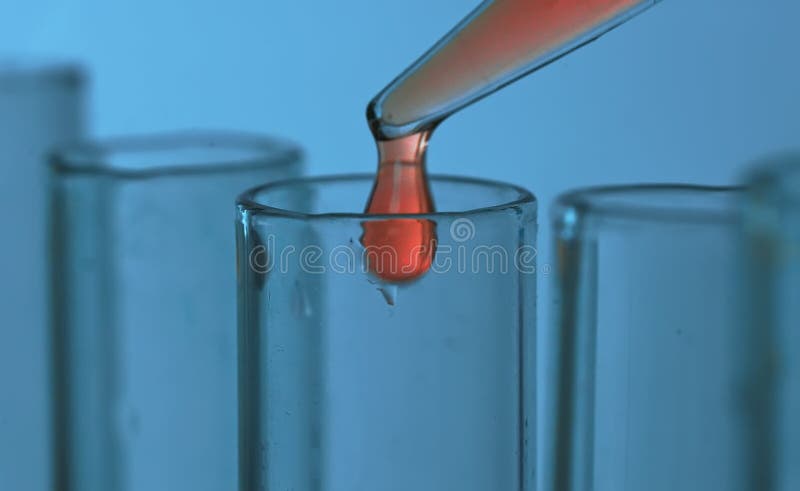 Test tubes stock photo. Image of clinical, dripping - 262650194