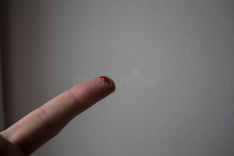 Drop of Red Blood on a Finger Stock Image - Image of grunge, kill ...