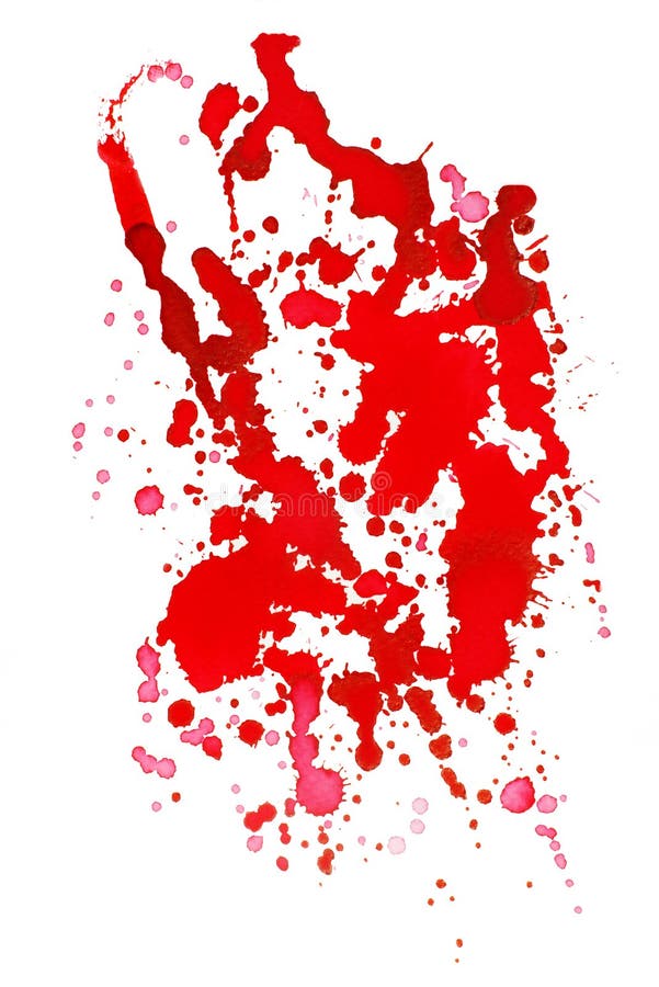 Abstract Red Powder Explosion on White Background. Abstract Red Dust ...