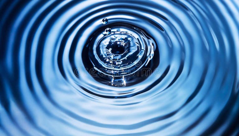 Drop, Ripple., Texture, Splash, Liquid, Blue, Bubble.Abstract ...