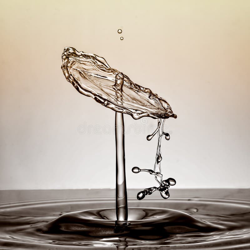 Drop Sculpture 9 stock photo. Image of figure, wasser - 50752510